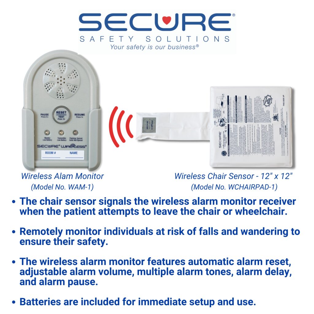 Wireless Chair or Wheelchair Alarm – Elderly Fall Prevention