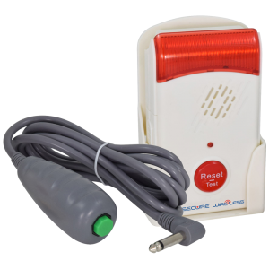 Floor Mat Sensor with Silent Transmitter and Wireless Caregiver Pager