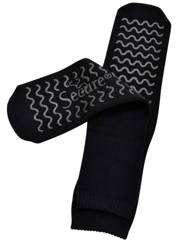 Secure® Dual Tread Non-Slip Hospital Socks for Fall Prevention