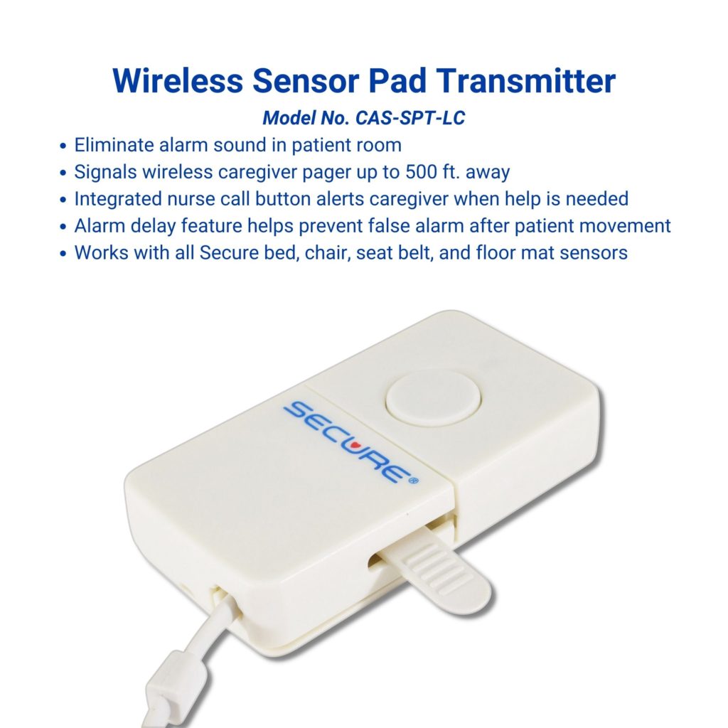 Sensor Pad Transmitter or Nurse Call Button w/Lanyard | Secure Safety ...