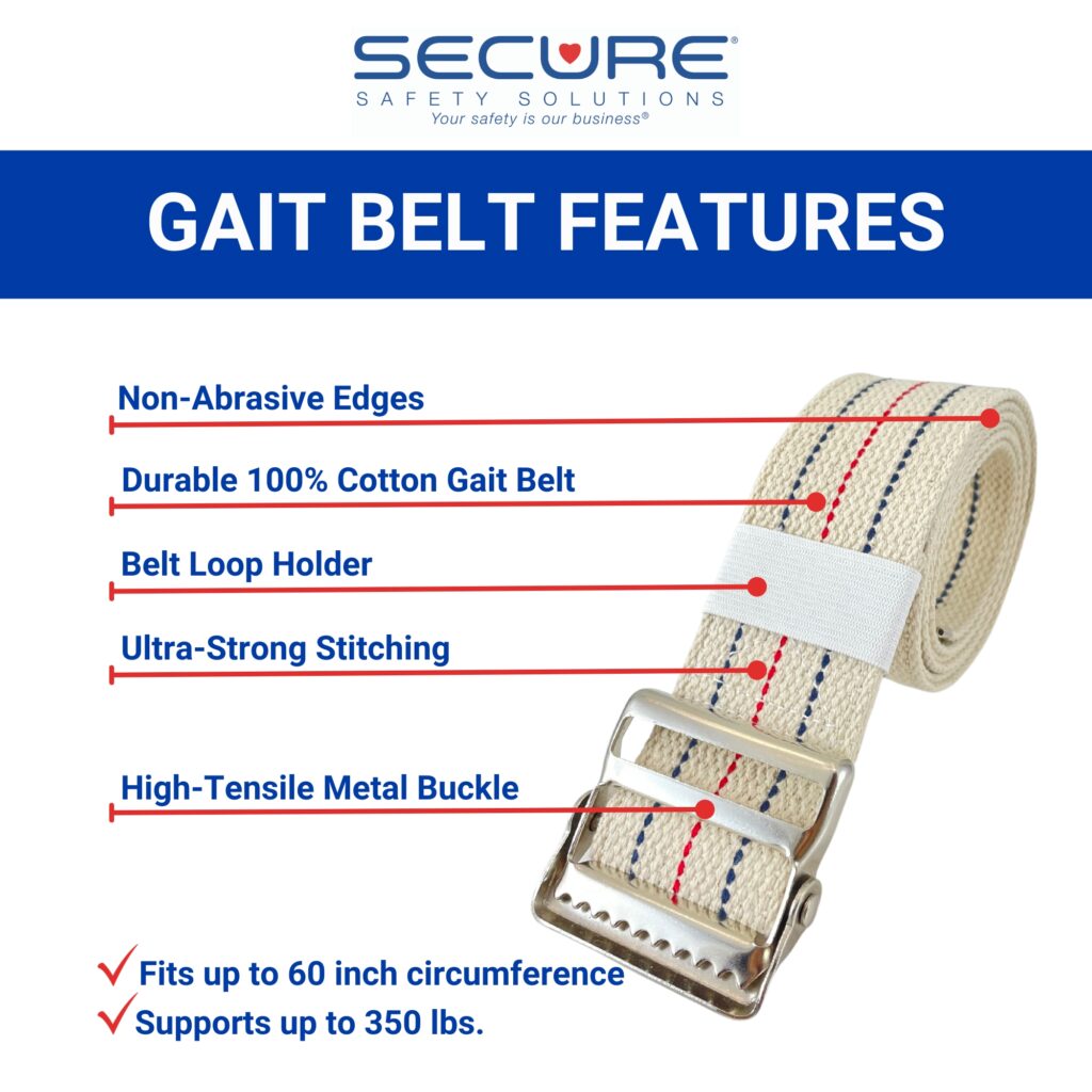Gait Belts for Transfer and Walking Elderly Fall Prevention | Secure ...